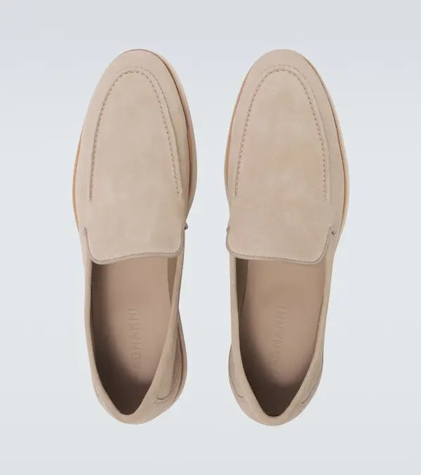 Magnanni Calpe Suede Loafers - Beige