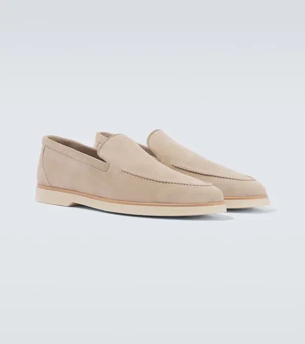 Magnanni Calpe Suede Loafers - Beige