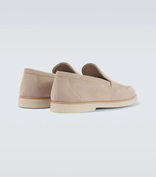Magnanni Calpe Suede Loafers - Beige