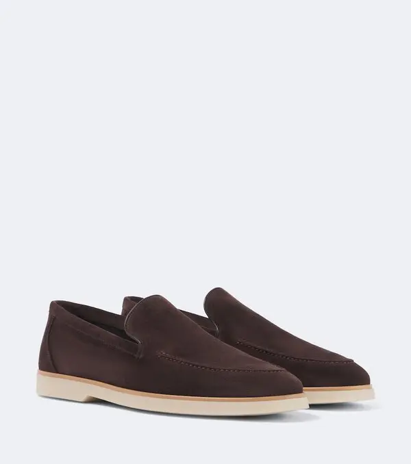Magnanni Calpe Suede Loafers - Espresso