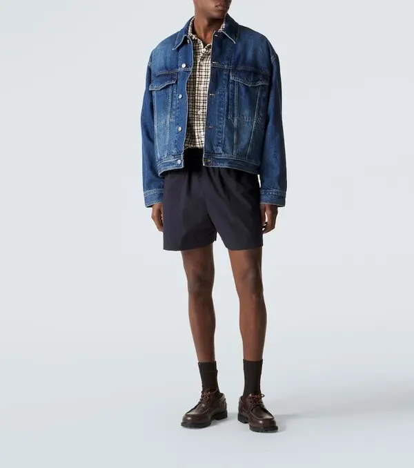 Studio Nicholson Elio Cotton Shorts