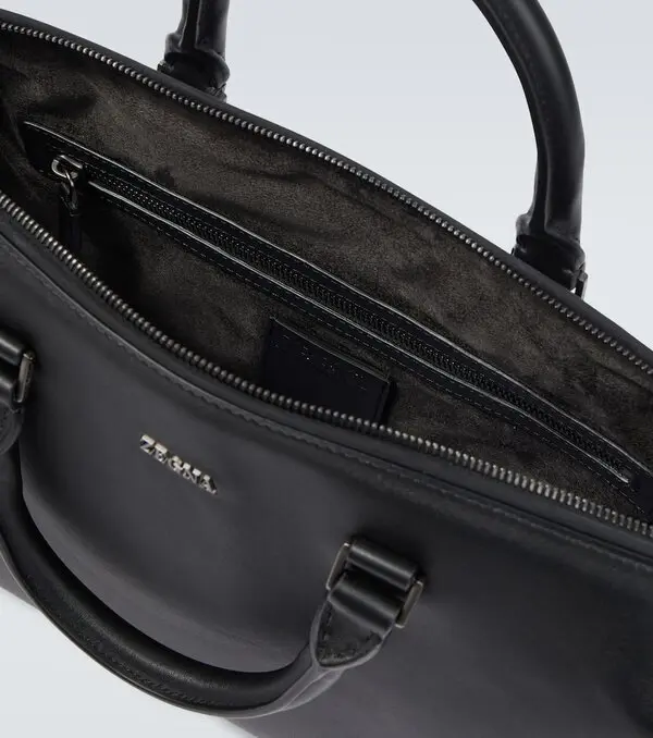 Zegna Leather Briefcase