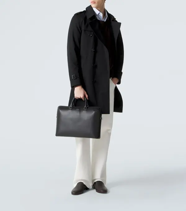 Zegna Leather Briefcase