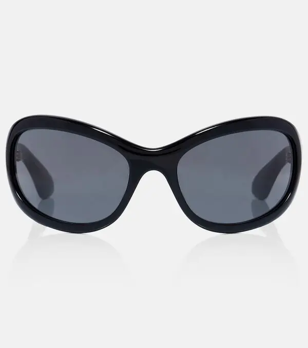 Khaite X Oliver Peoples 1967c Oversized Sunglasses - Black
