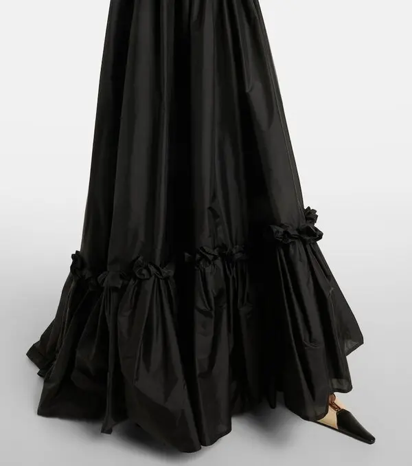 Saint Laurent Ruffled Maxi Skirt