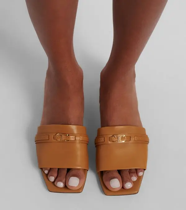 TOD'S Leather Slides