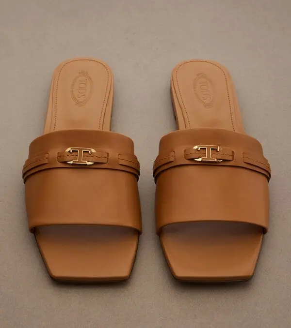 TOD'S Leather Slides