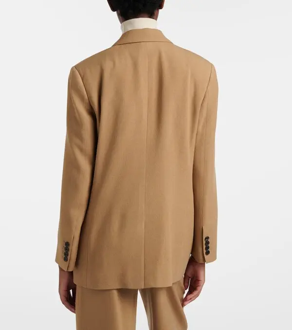 THE ROW Ezri Silk Blazer - Beige