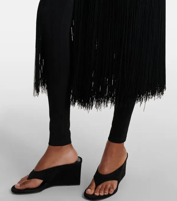 Alaïa Fringed Leggings