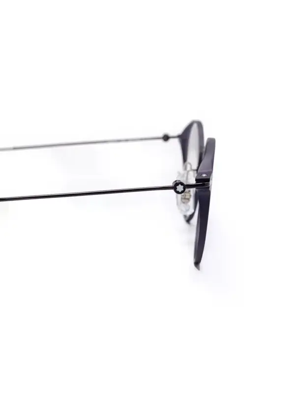 Montblanc Round-frame Glasses - Blue