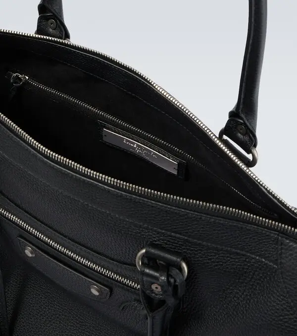 Balenciaga Le City Business Leather Tote Bag