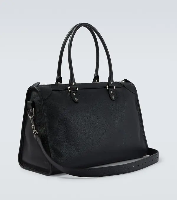 Balenciaga Le City Business Leather Tote Bag