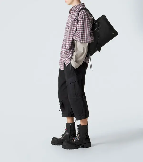 Balenciaga Le City Business Leather Tote Bag