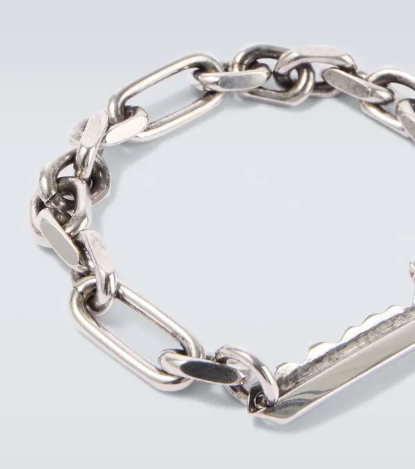 Balenciaga Neverlost Brass Bracelet