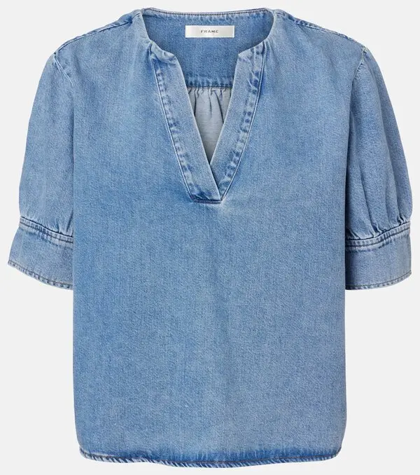 FRAME Denim Top - Blue