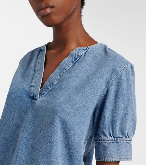 FRAME Denim Top - Blue