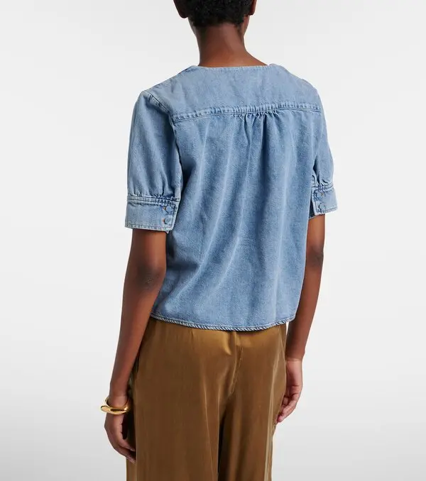 FRAME Denim Top - Blue