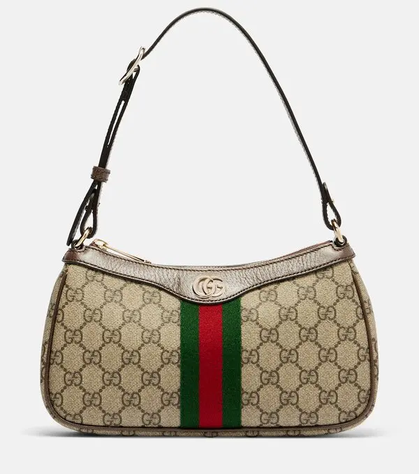 Gucci Ophidia Gg Small Shoulder Bag - Beige