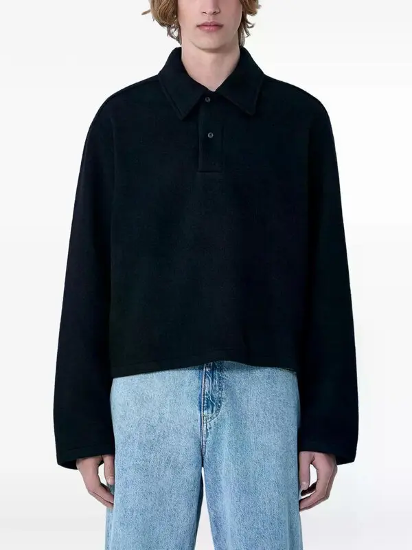 RIER Long-sleeved Polo Sweater