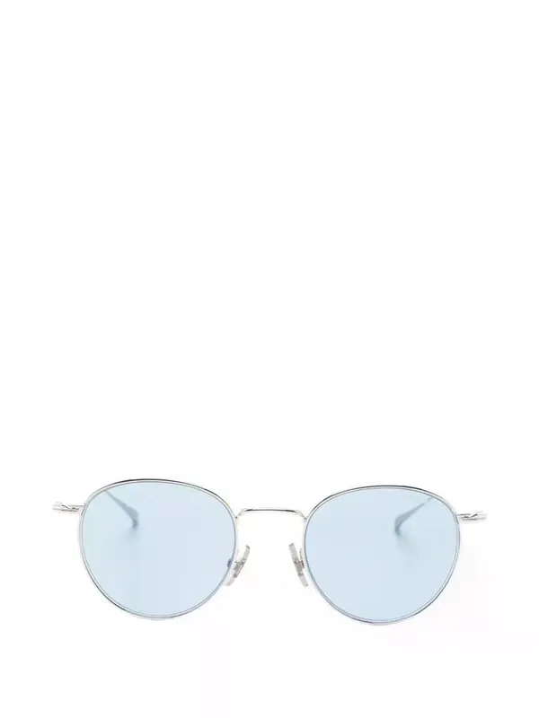 Montblanc Round-frame Sunglasses - Silver