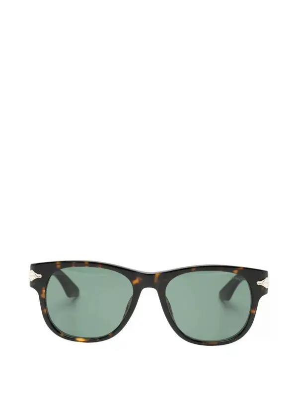 Montblanc Geometric-frame Sunglasses - Brown