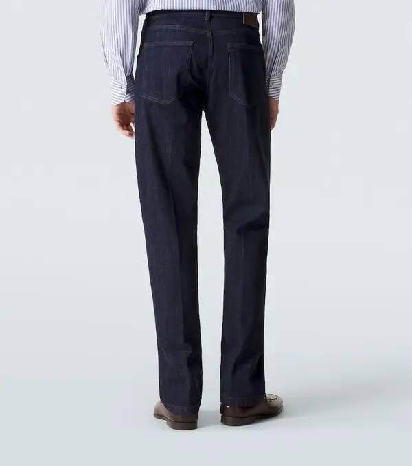Kiton Slim Fit Jeans - Blue