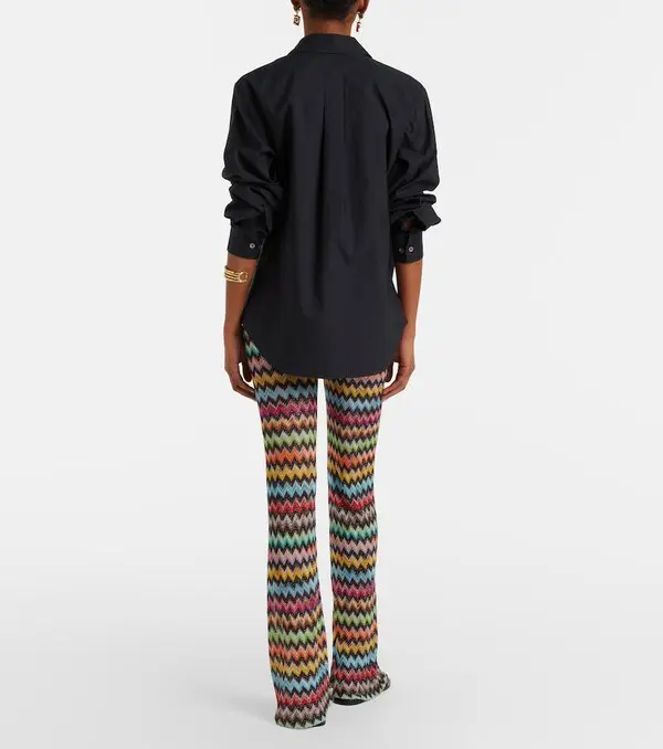 Missoni Zigzag Lamé Flared Pants - Multicoloured