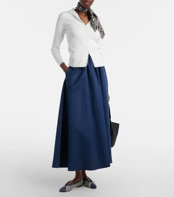 Veronica Beard Bancroft Woven Leather Ballet Flats
