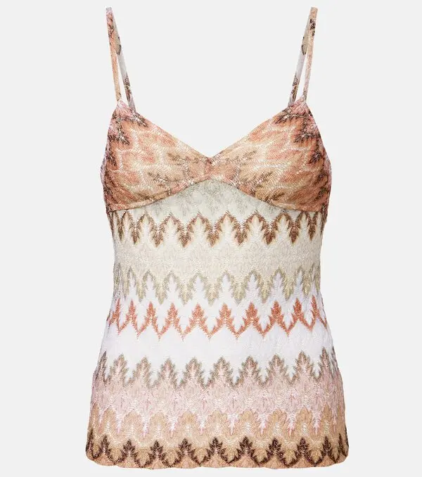 Missoni Metallic Knit Camisole