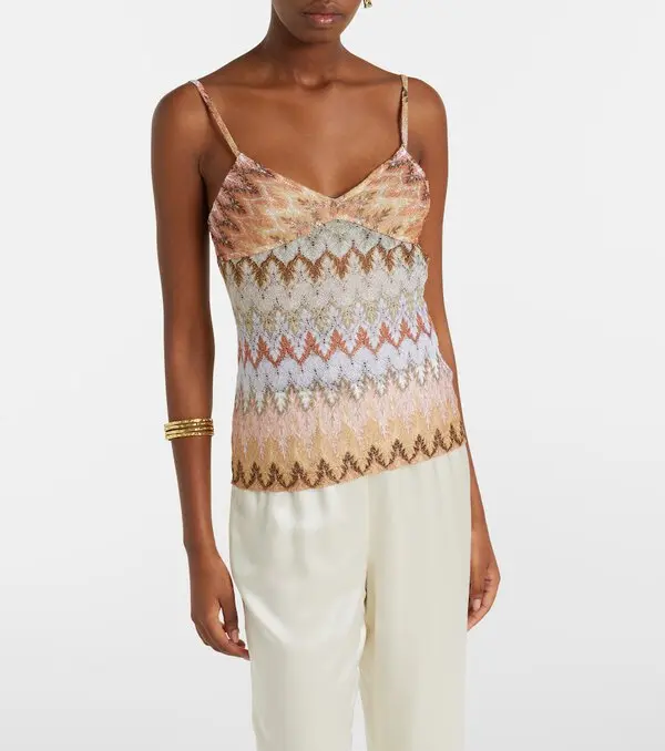 Missoni Metallic Knit Camisole