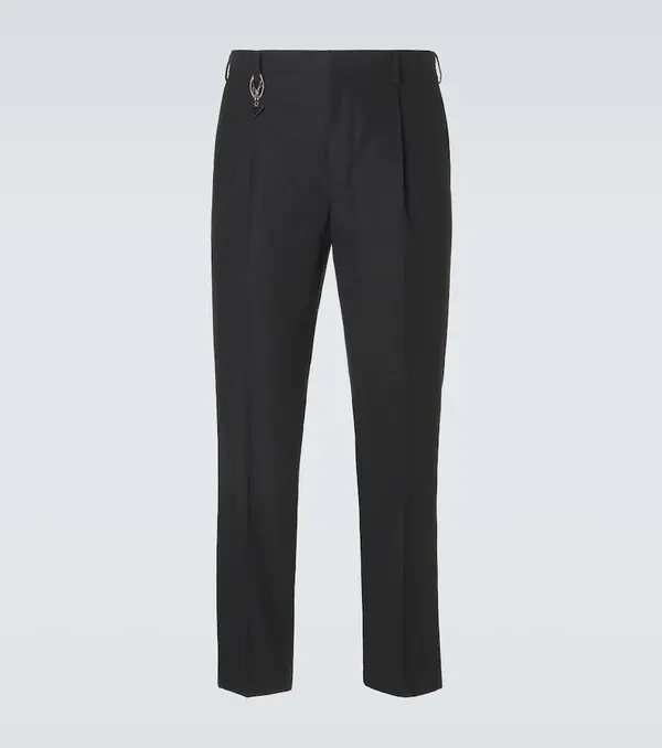 Prada Cotton Straight Leg Trousers