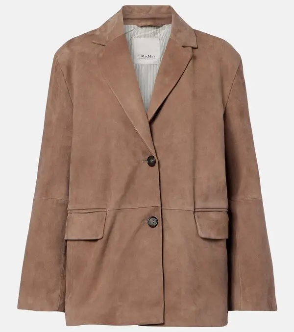 Max Mara Anfora Suede Jacket