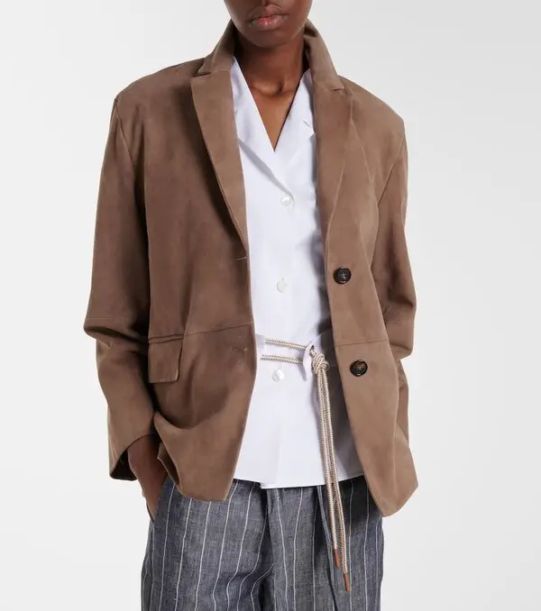 Max Mara Anfora Suede Jacket