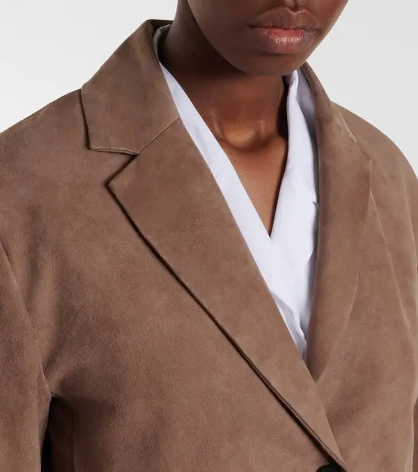 Max Mara Anfora Suede Jacket