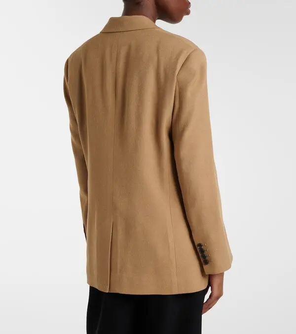 THE ROW Ezri Silk Blazer - Beige