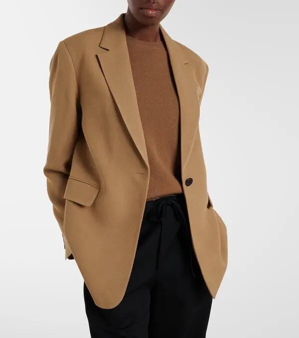 THE ROW Ezri Silk Blazer - Beige