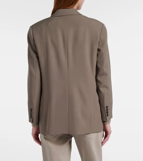 THE ROW Ezri Wool Blazer - Grey