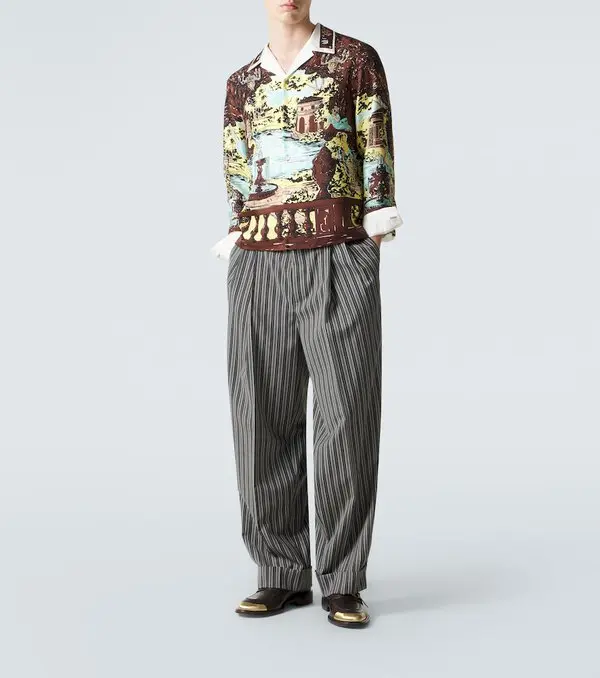 Versace Printed Silk Shirt - Multicoloured