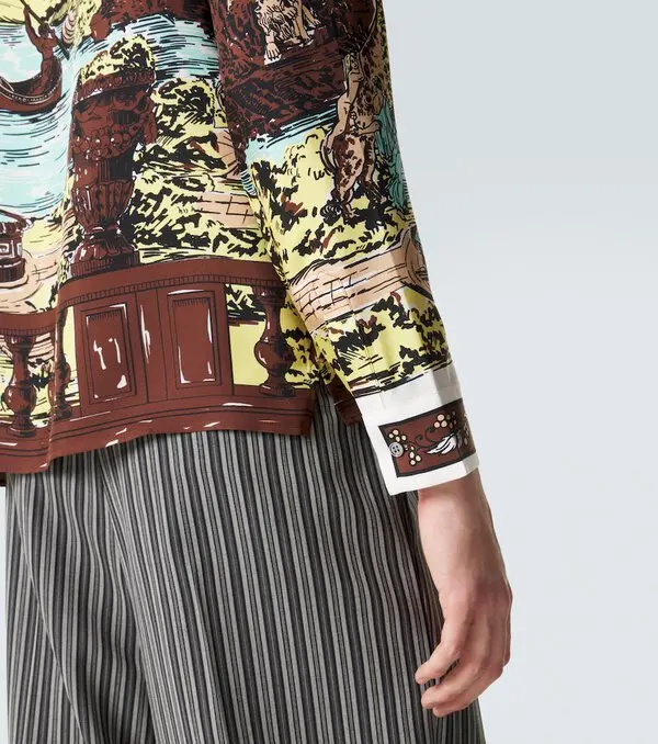 Versace Printed Silk Shirt - Multicoloured