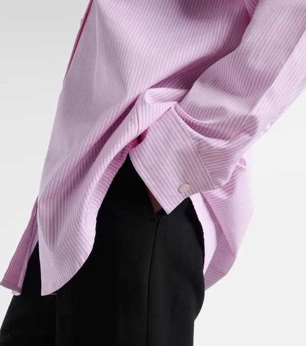 TOTEME Striped Organic Cotton Poplin Shirt