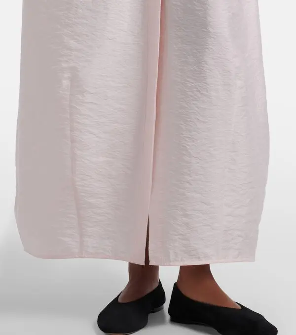 TOTEME Silk-blend Shirt Dress - Pink