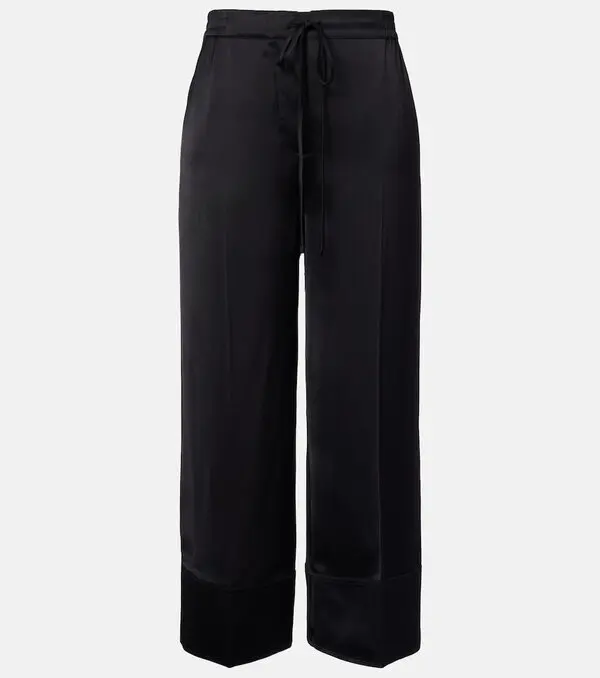 TOTEME Satin Wide-leg Pants