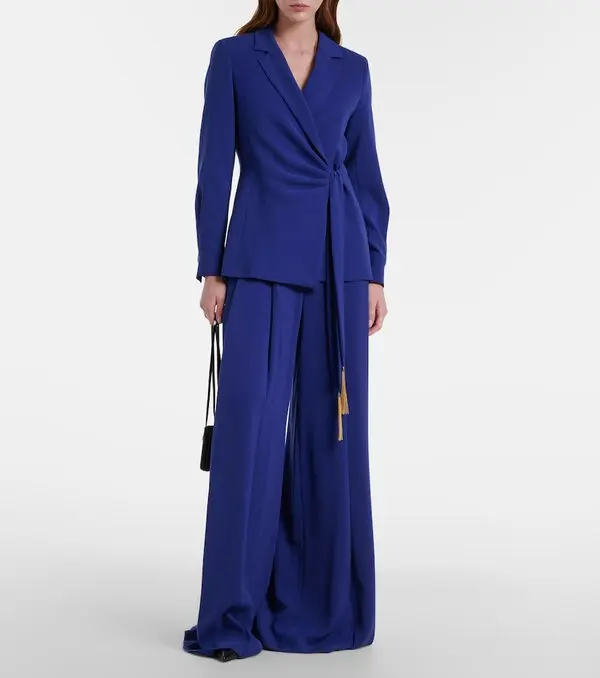 Max Mara Skipper Cady Wrap Blazer