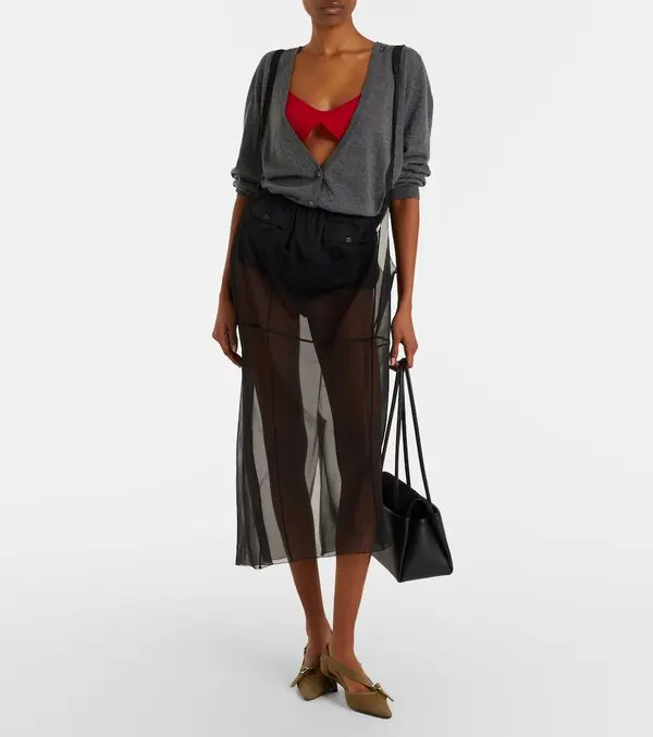 Prada Cashmere V-neck Cardigan