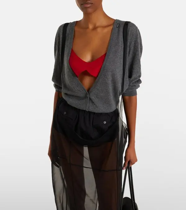 Prada Cashmere V-neck Cardigan