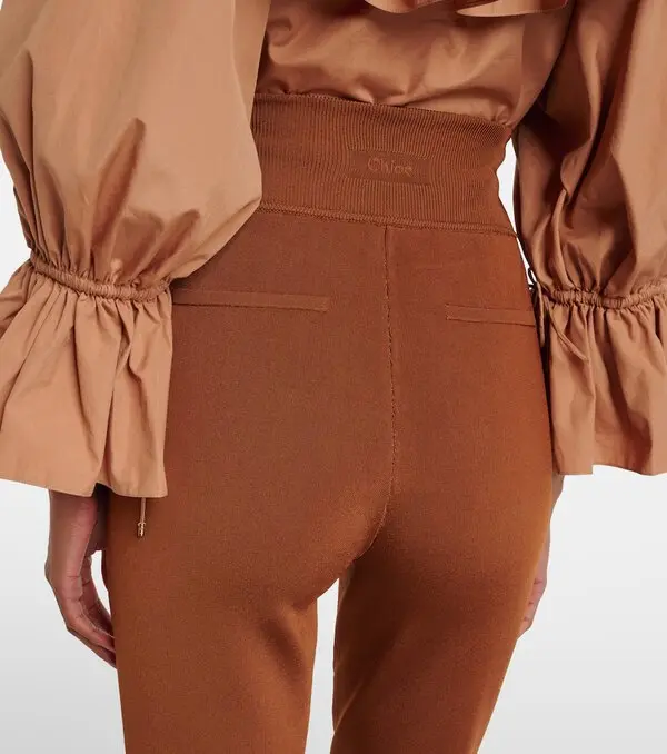 Chloé High-rise Stirrup Leggings