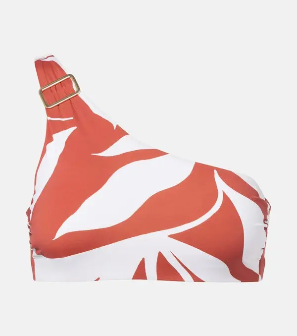 Max Mara Argenta One-shoulder Bikini Top - Orange