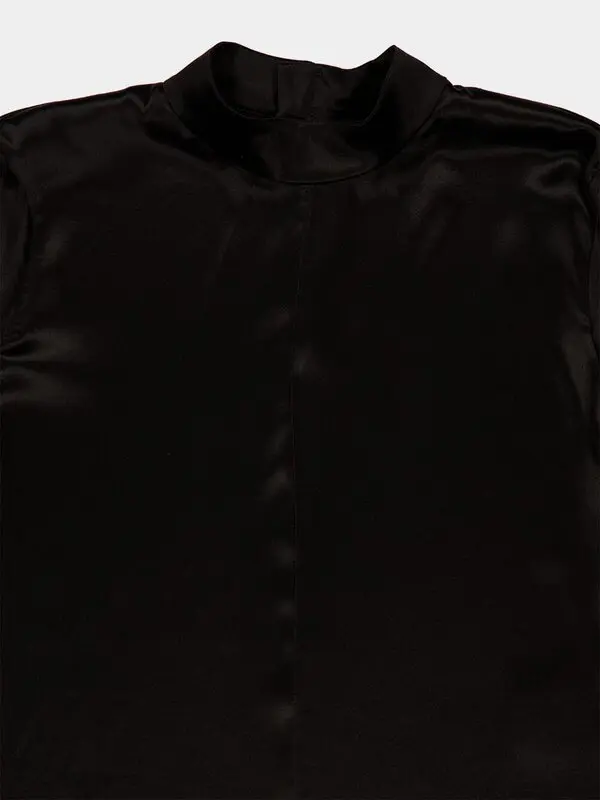 TOM FORD Mock Neck Blouse - Black