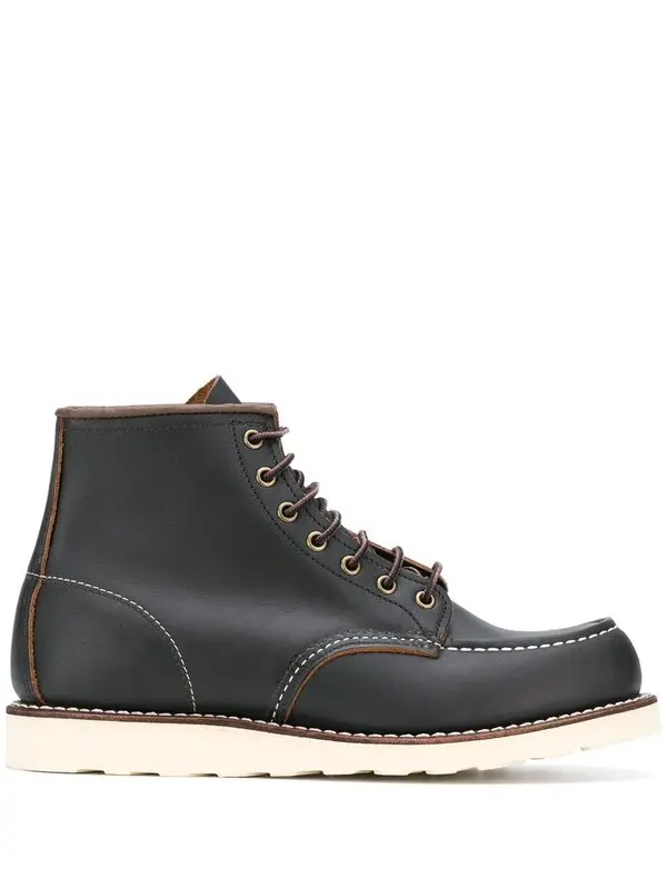 Red Wing Classic Moc Leather Boots - Black