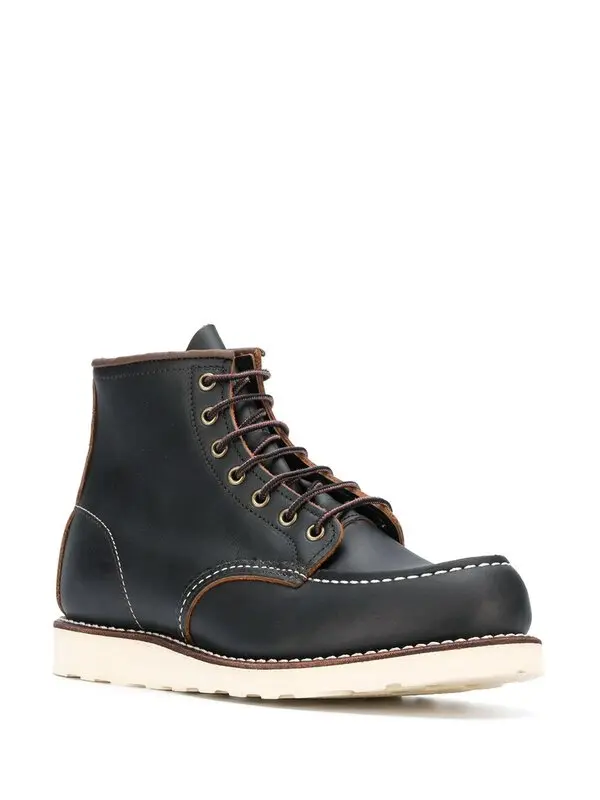Red Wing Classic Moc Leather Boots - Black